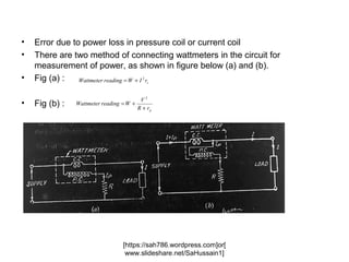 Power Measurent (Measurement of Power in 3-Phase AC. Circuit) | PPT