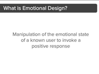 Emotional design & Design for emotion | PPTX