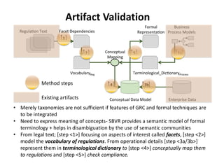 Solving Semantic Disparity and Explanation Problems in Regulatory ...