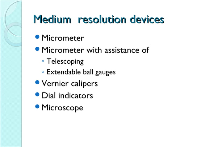 Metrology and Measurements unit 2 | PPT