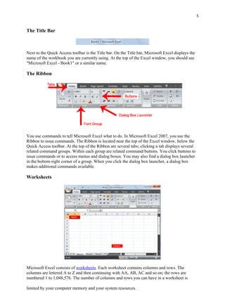 Emmylet computer guide on excel | DOC