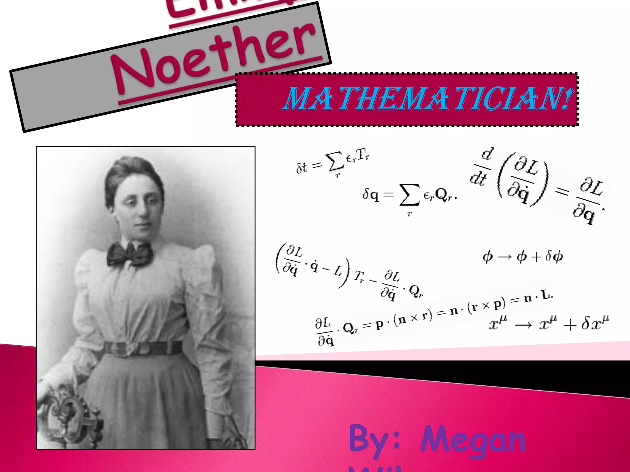 Emmy noether | PPTX
