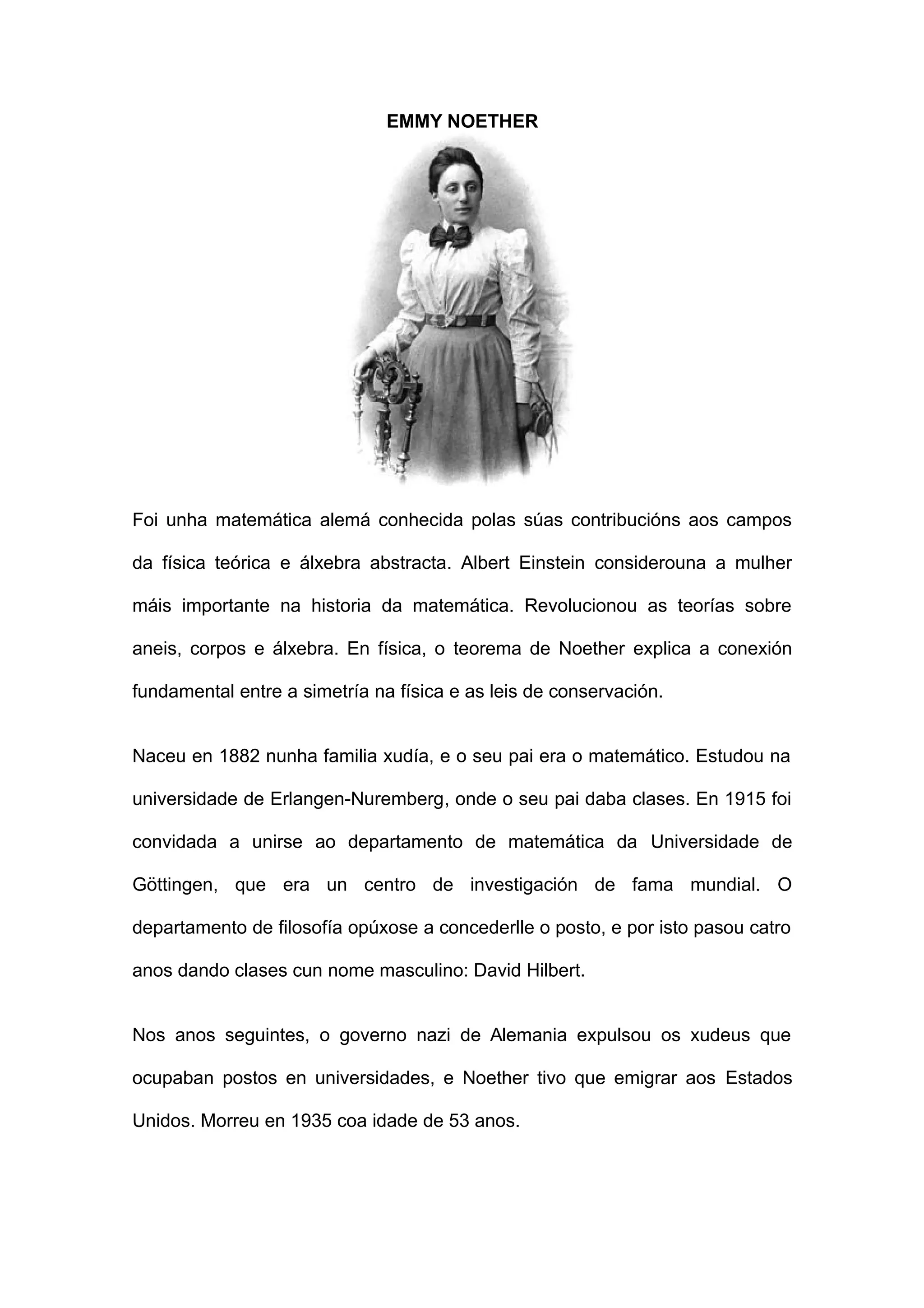 Emmy noether | PDF