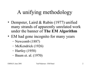 A Gentle Introduction to the EM Algorithm | PPT