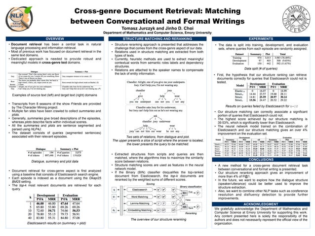Cross-domain Document Retrieval: Matching between Conversational and ...