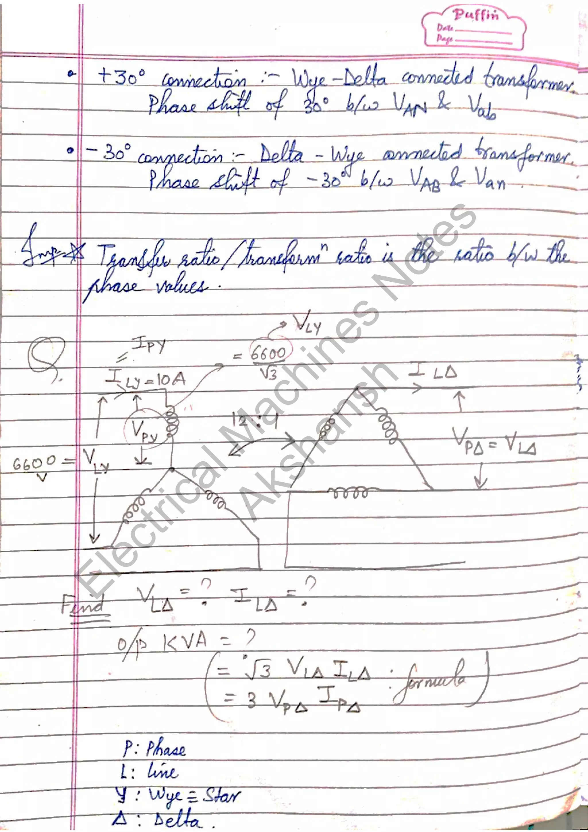 Electrical Machines Notes | PDF | Technology & Computing