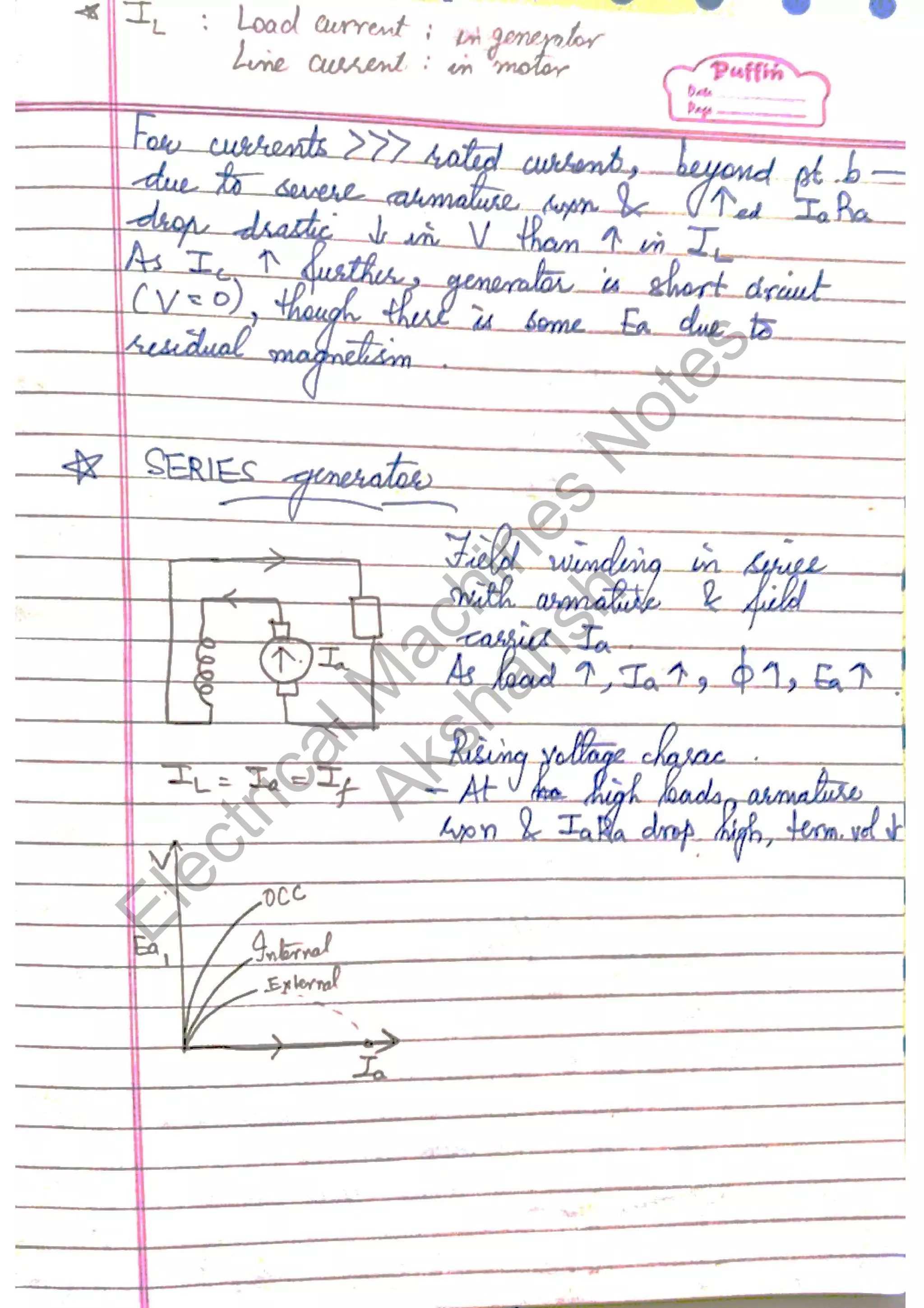 Electrical Machines Notes | PDF | Technology & Computing