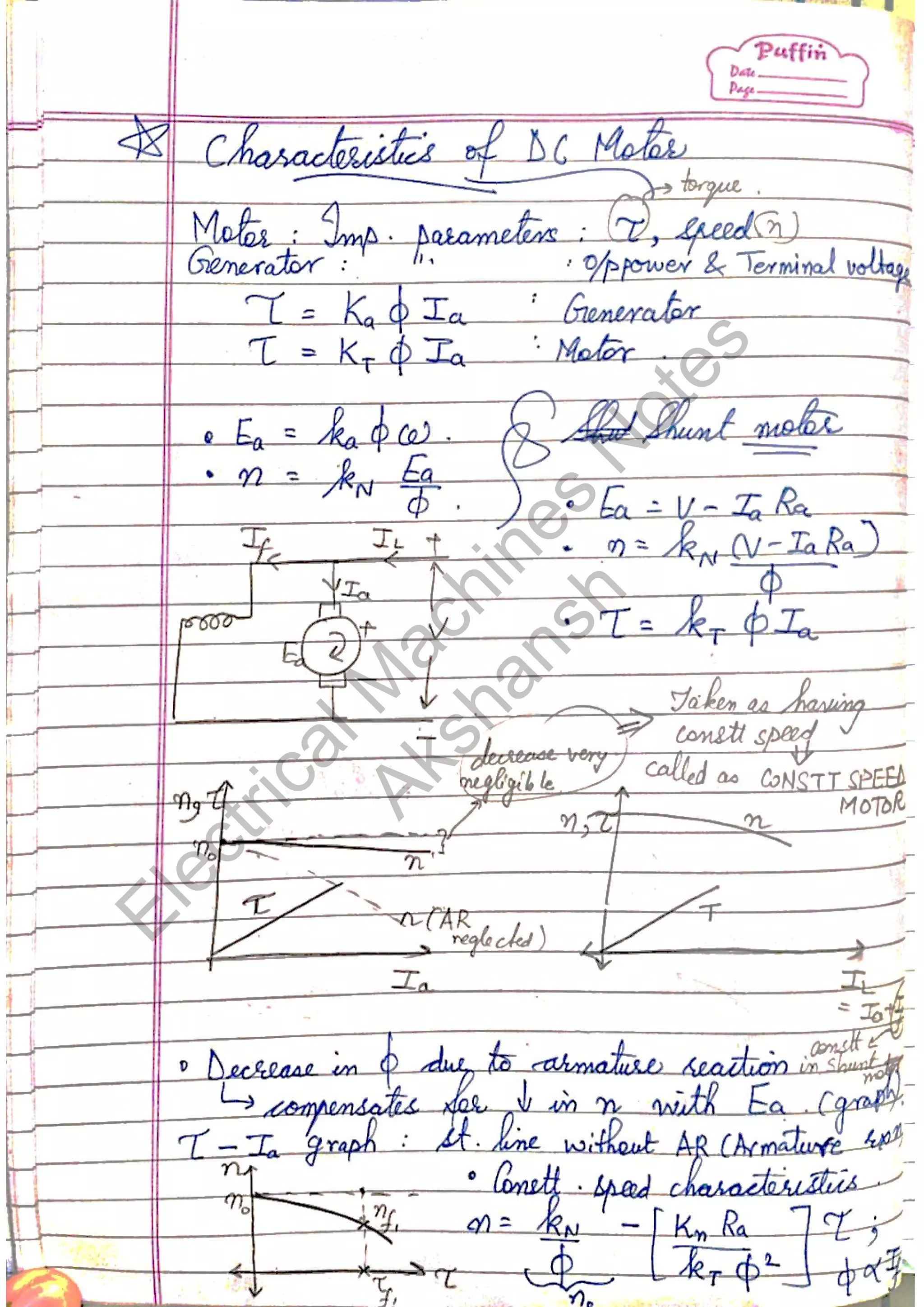 Electrical Machines Notes | PDF | Technology & Computing