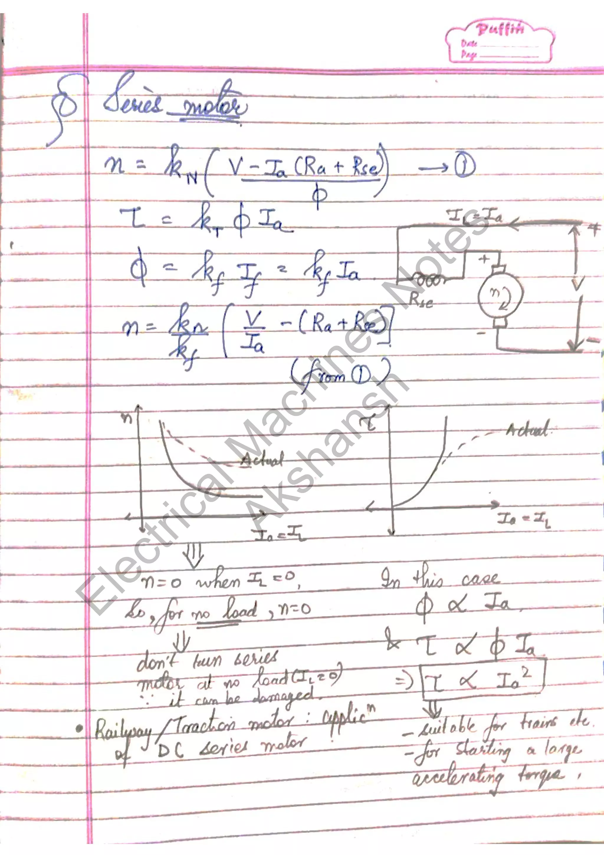 Electrical Machines Notes | PDF | Technology & Computing
