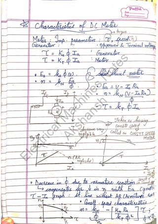 Electrical Machines Notes | PDF