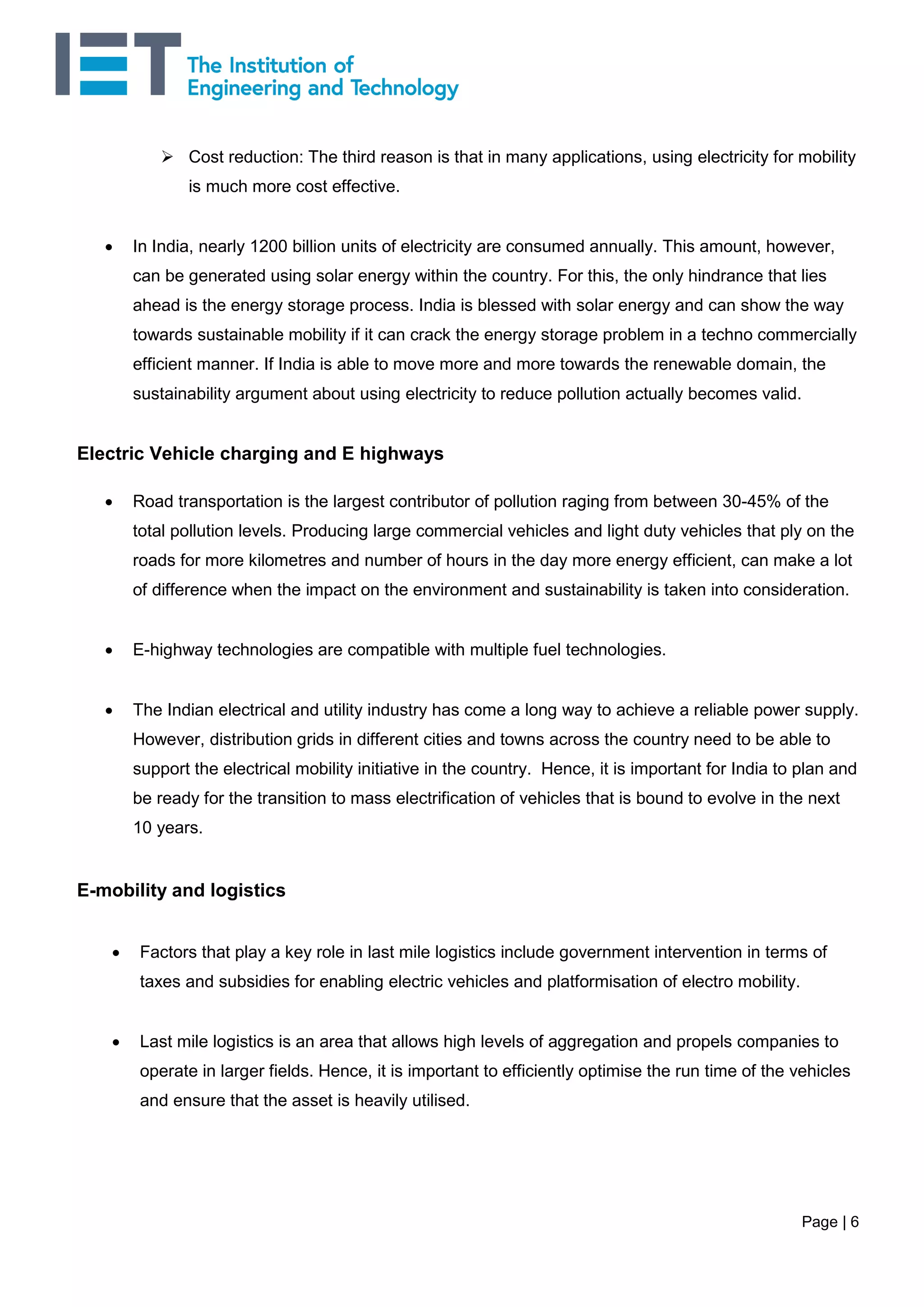 E-mobility trends in India: Challenges and Opportunities | PDF