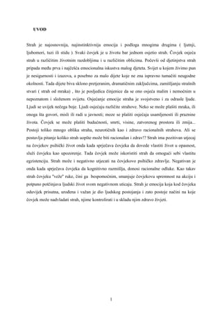 Emocija straha ij | PDF