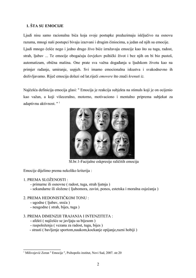 Emocija straha ij | PDF