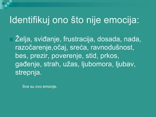 Emocije | PPT