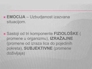 Emocije dajana | PPT