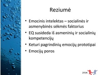 Emocinis intelektas | PPT