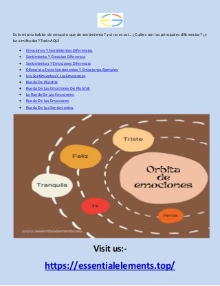 Emociones Y Sentimientos Diferencias.pdf