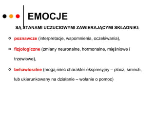 Emocje | PPT | Mental Health | Diseases and Conditions