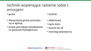 Emocje dziecka. Ei system | PPT