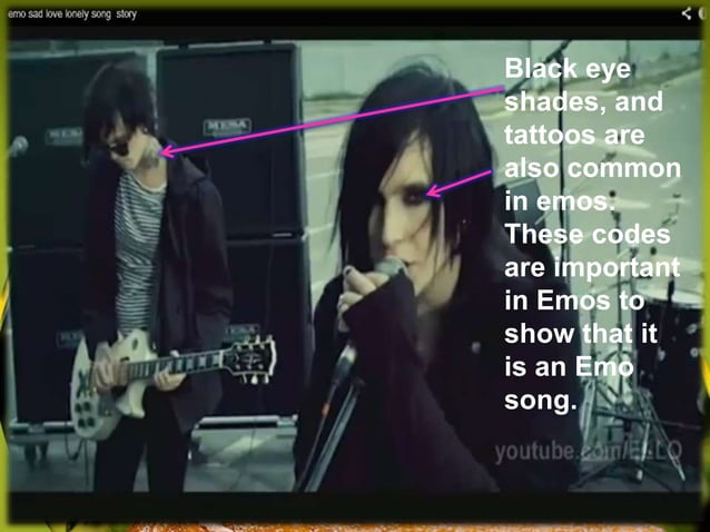 Emo Codes and Conventions | PPT