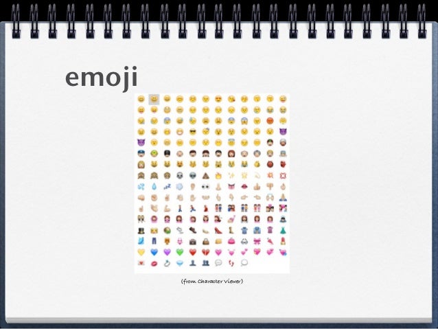 Emoji color-unicode6.1