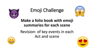 Emoji challenge much ado | PPTX
