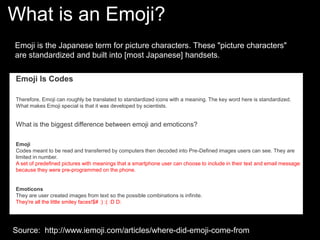 Emoji In Social Media Operations | PPTX | Social Networking | Internet