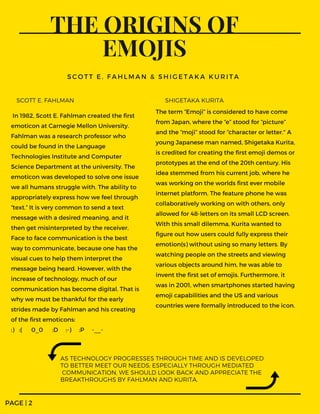 Emojis as the New Means of Communication | PDF