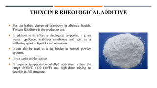 Emollient and Rheological Additive.pptx | Skin Care | Beauty