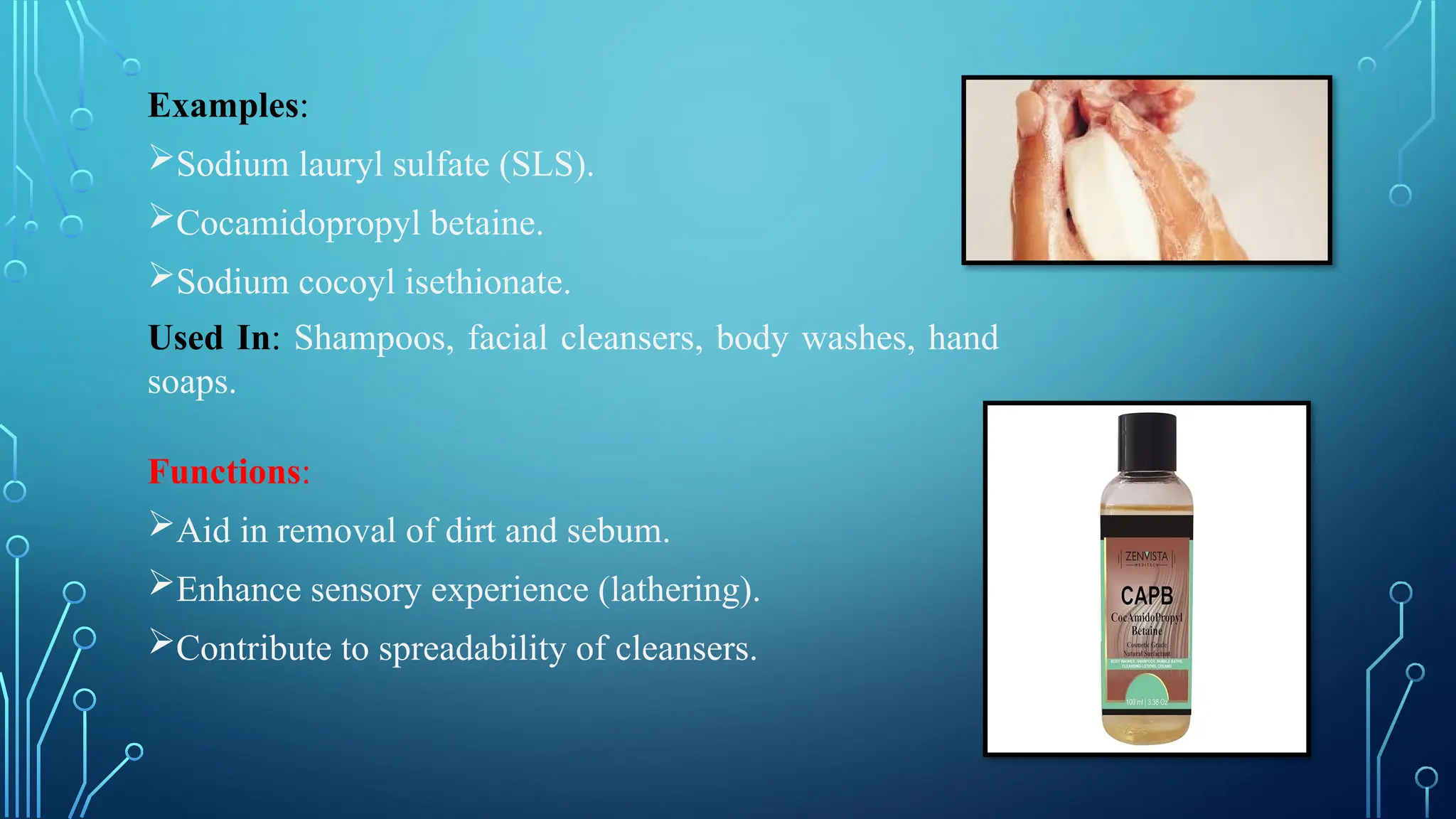 EMOLLIENTS, FOAMING AGENTS, EMULSIFIERS & RHEOLOGY MODIFIERS.pptx