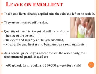 Emollients in cosmetics | PPTX