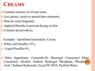 Emollients in cosmetics | PPTX