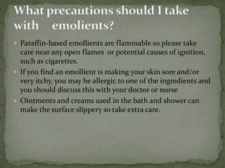 Emollients, rheological additives and antimicrobial used as ...