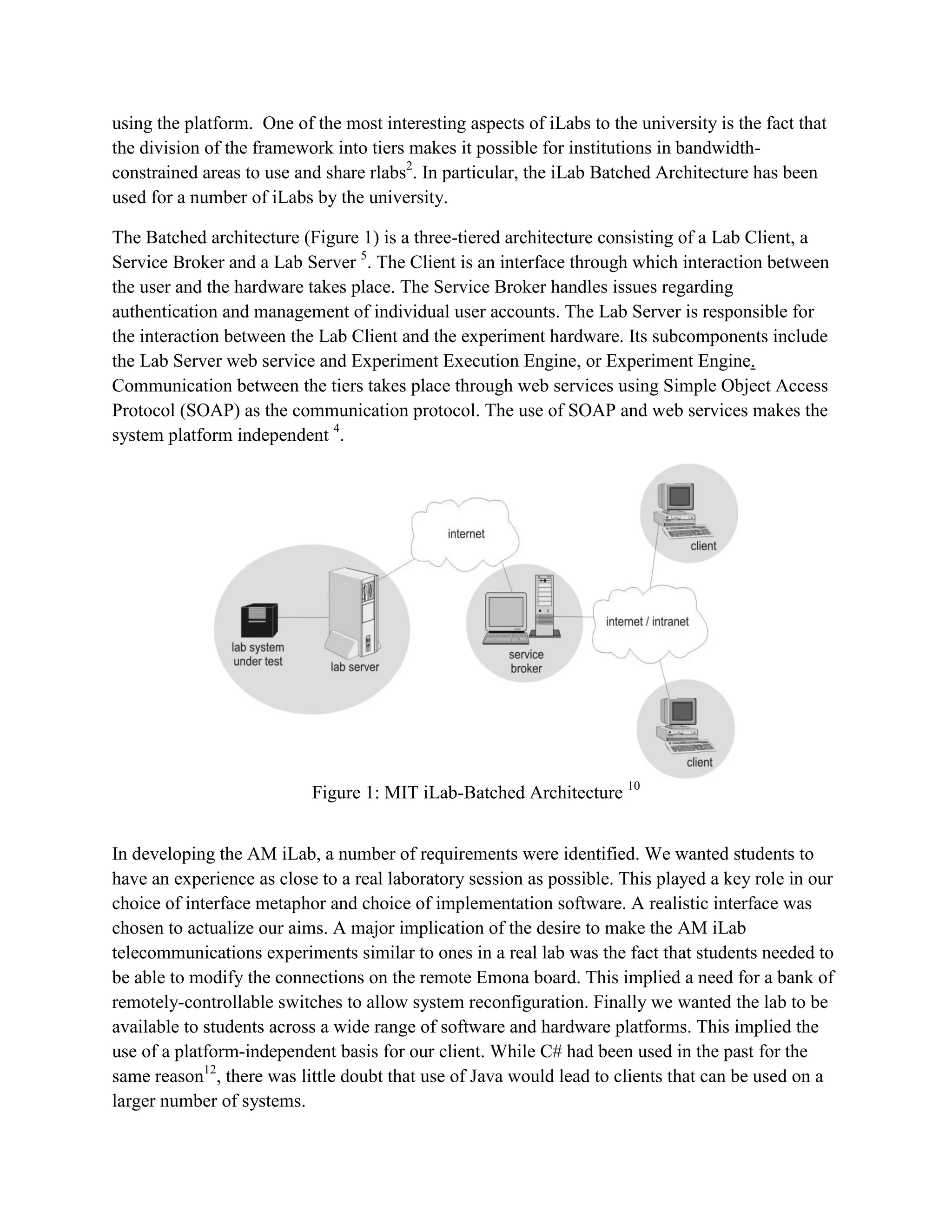 REMOTE REALISTIC INTERFACE EXPERIMENTATION USING THE EMONA DATEX BOARD ...