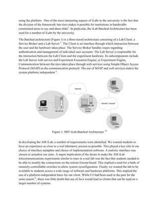 REMOTE REALISTIC INTERFACE EXPERIMENTATION USING THE EMONA DATEX BOARD ...