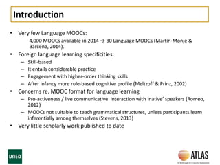 eMOOCs 2015 Conference. Potentiating the human dimension in Language MOOCs | PPTX