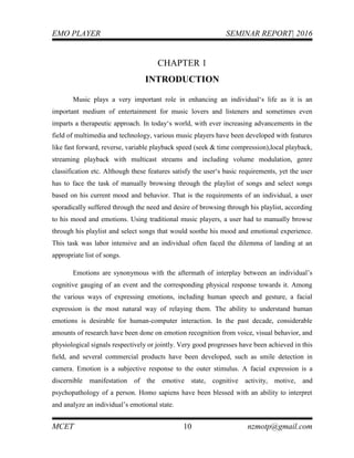 Emotion based music player | PDF