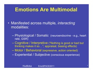Alternative Theoretical Perspectives on Emotion Representation ...