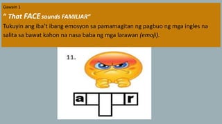 Emosyon.pptx Edukasyon sa pagpapakatao 8 | PPTX
