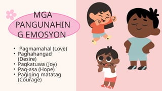 ANG ARALIN NA ITO AY TUNGKOL SA IBA'T IBANG URI NG EMOSYON | PPTX