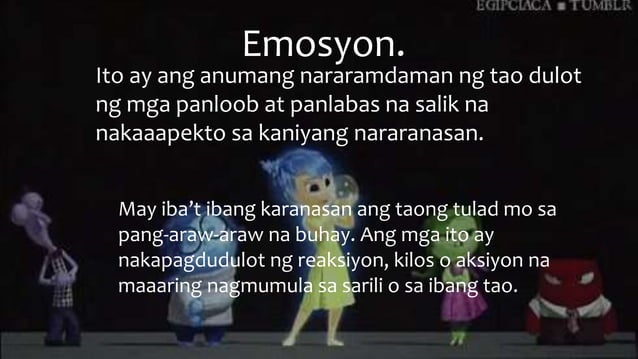 Emosyon esp 8 | PPTX