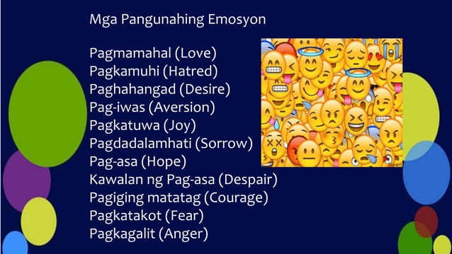 Emosyon esp 8 | PPTX