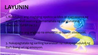 Emosyon esp 8 | PPTX