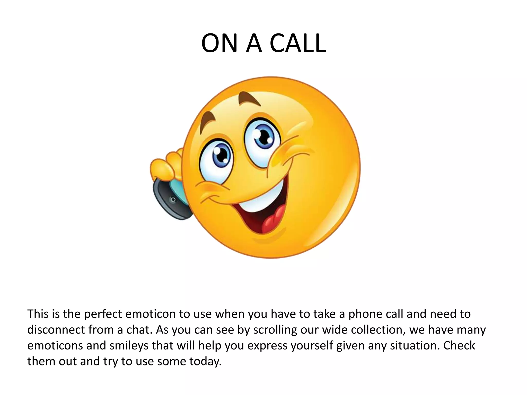 Emoticons(UNDERSTAND'S FEELINGS OF PEOPLE) PPT | PPTX
