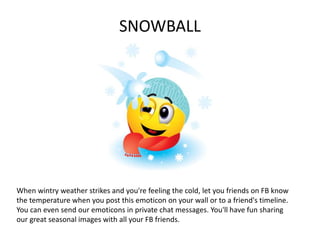 Emoticons(UNDERSTAND'S FEELINGS OF PEOPLE) PPT | PPTX