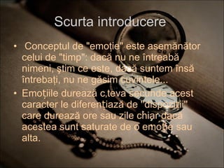 Emotii | PPT