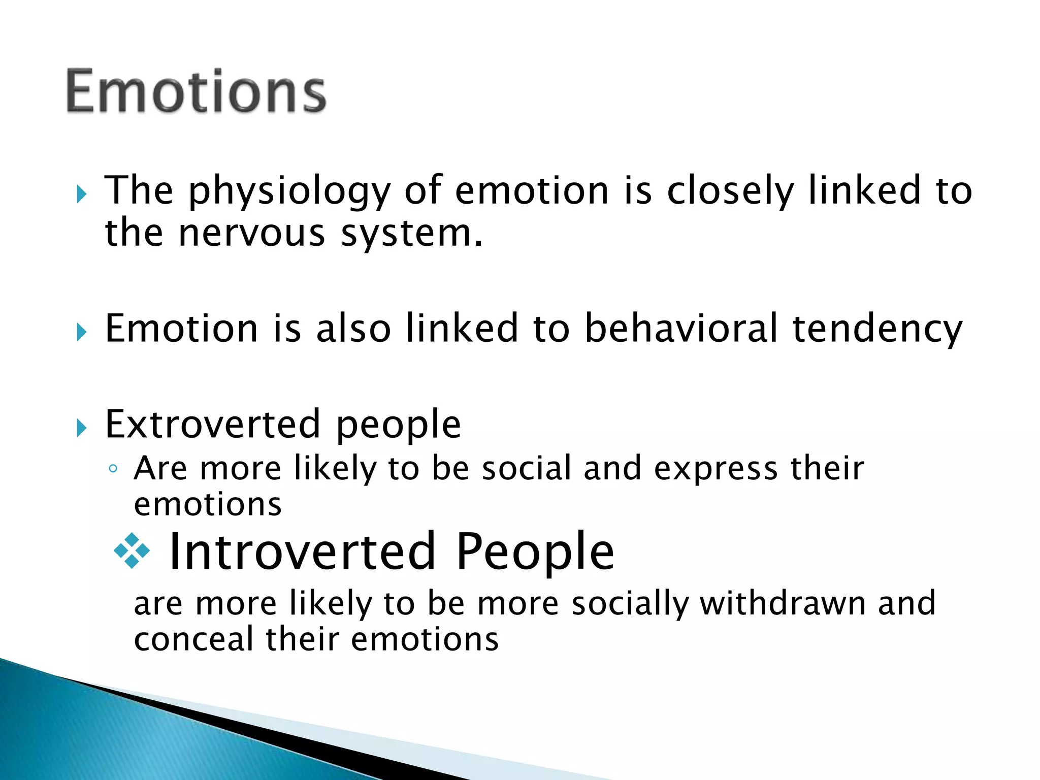 DIFFRENT TYPES OF EMOTIONS | PPTX | Science