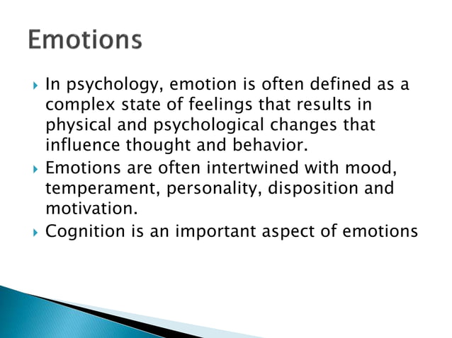 DIFFRENT TYPES OF EMOTIONS | PPTX | Science