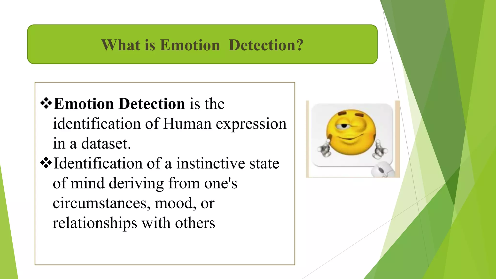 Emotion Detection | PPTX