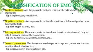 EMOTION power point presentation uploaded | PPTX